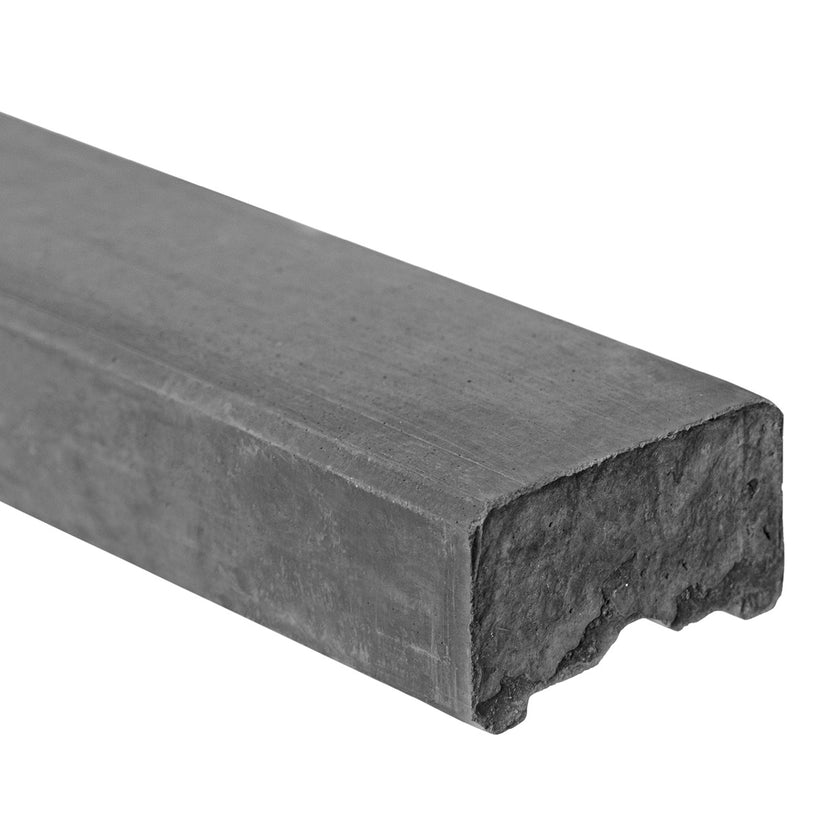Concrete Flat Fence Panel Capping Charcoal – Concrete Posts UK